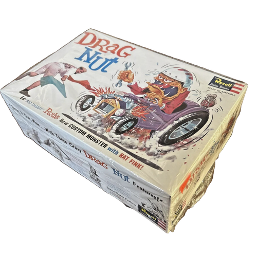 VTG. 1995 REVELL, ED 'DIG DADDY ROTH'S " DRAG NUT WITH RAT FINK " MODEL ...
