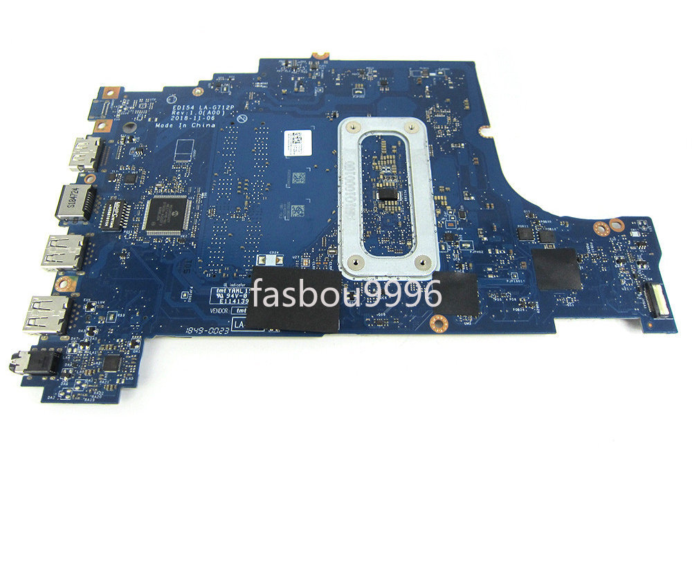 FOR DELL Inspiron 3580 3480 3780 3583 Motherboard I7-8565U CPU EDI54 LA ...