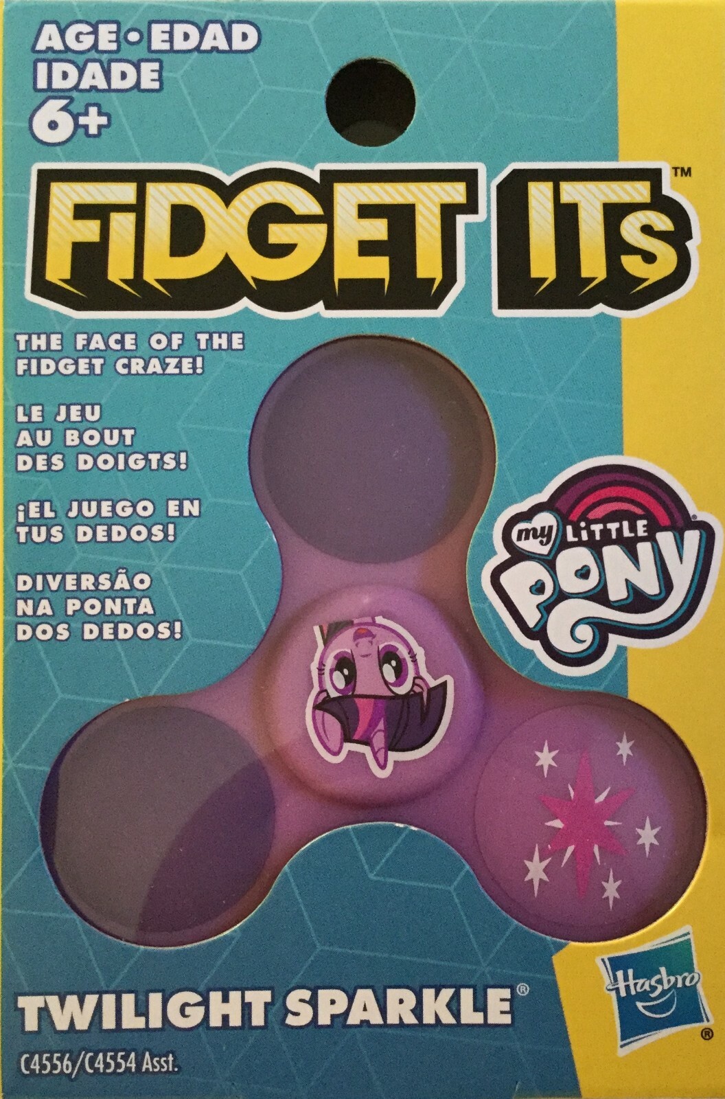 Fidget Spinners Hasbro's My Little Pony Graphic Spinners Wave Set of 3 ...