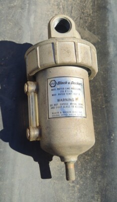 Vintage Air Compressor "Black and Decker Air Flo Filter" AIR COMPRESSOR ...