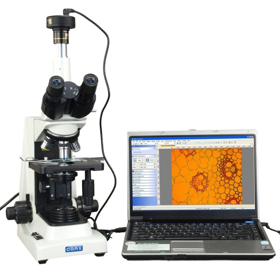 OMAX 5 Mega Pixel Digital USB Microscope Camera w Software and ...