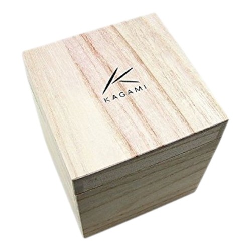 Kagami Crystal Edo Kiriko Purple Sake Cup Fish Egg Flow Pattern Cut ...