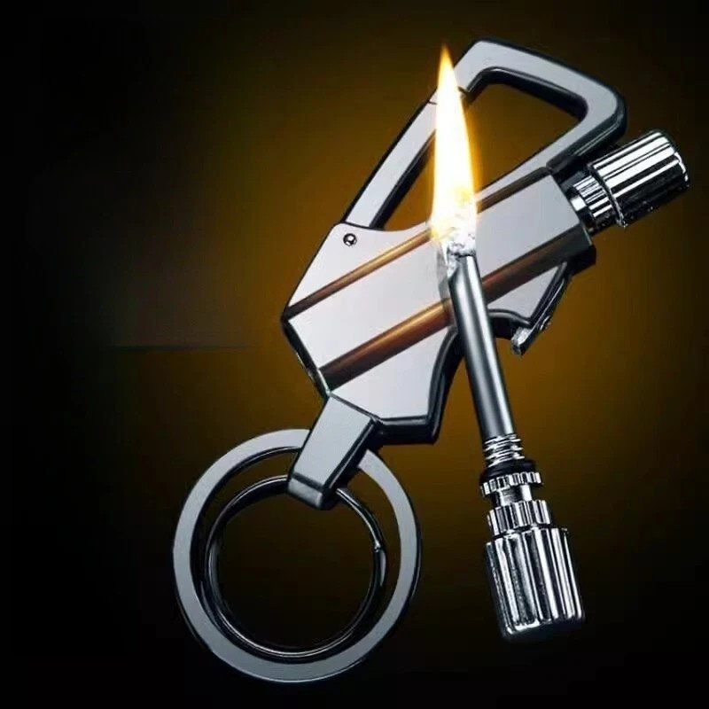 Permanent Match Infinity Lighter Multi-functional with Keychain Bottle ...