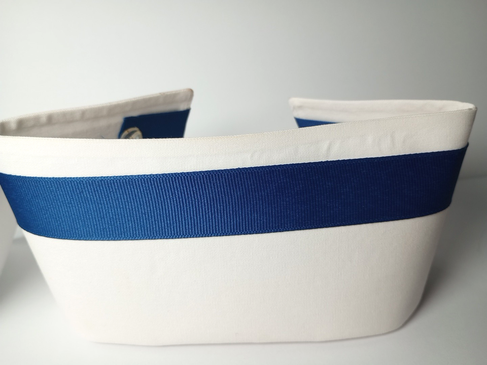 Lot Of 2 Vtg Kay’s Nurse Cap Nurse RN Hat White Blue Stripe | eBay