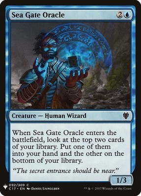 [MTG] Sea Gate Oracle (C17-92) (PLST) LP-HP | eBay UK