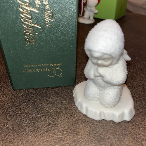 Dept 56 Winter Tales of the Snowbabies Figurine Now I Lay Me Down To ...