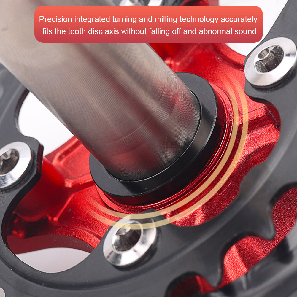 One-Piece Bike Crankset Washers Bicycle Crank Set Chain Wheel Spacer ...