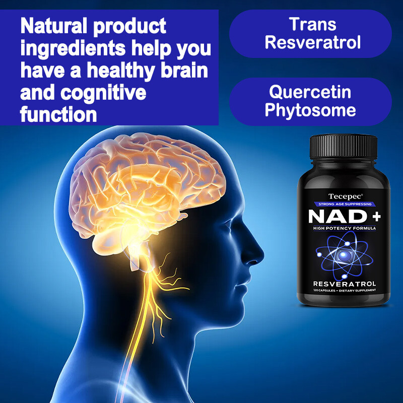 NAD Supplement with Nicotinamide Riboside Plus Resveratrol for Anti ...