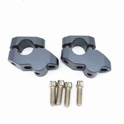 2pcs Motorcycle Handlebar Riser Kit Handle Bar Raised Extend Mounting ...