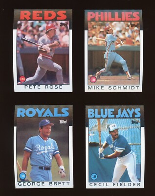1986 Topps Baseball Complete Set (792/792) *d2 | eBay