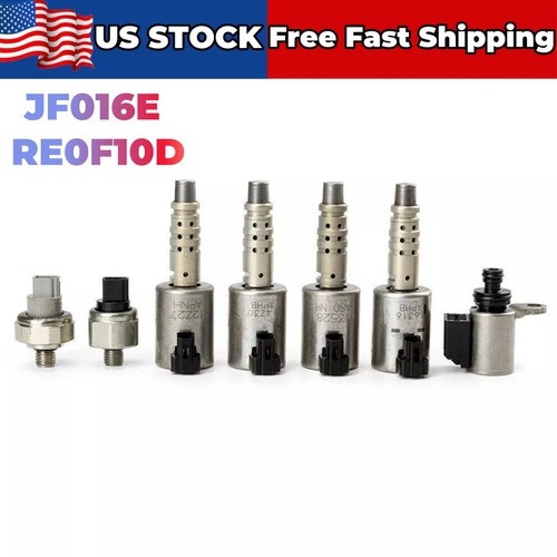 7pcs For Nissan RE0F10D JF016E JF017E CVT8 Transmission Solenoid ...