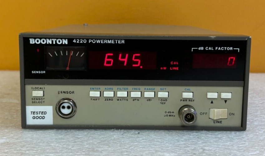 Boonton 4220 RF Power Meter NSN 200602bl T12-c14 for sale online | eBay