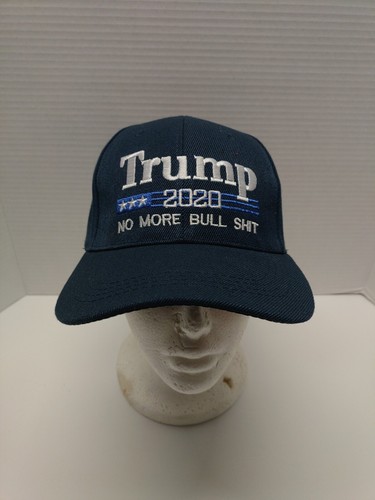 Trump Blue Hat Cap 2020 ,No More BS, MAGA USA Embroidery Adjustable ...