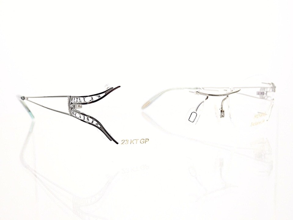 MENRAD 13508 23KT GP Exlusive Line eyeglass frame Brille 53/16/135 ...