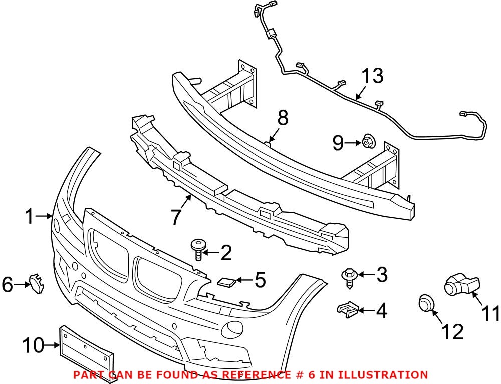 Genuine OEM Tow Hook Cover For BMW 51118049932 | eBay