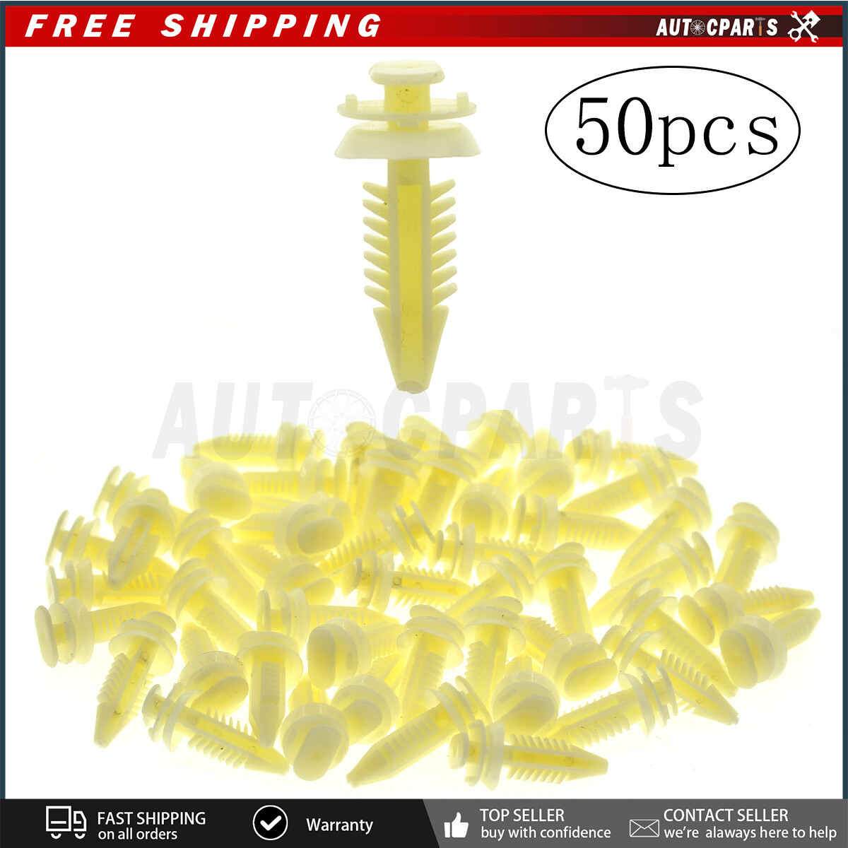 50x Door Trim Panel Clips For Chevrolet Silverado 1500 GMC Chevy Pickup ...
