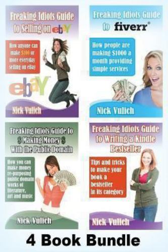Freaking Idiots Guides 4 Book Bundle Ebay Fiverr Kindle and Public ...