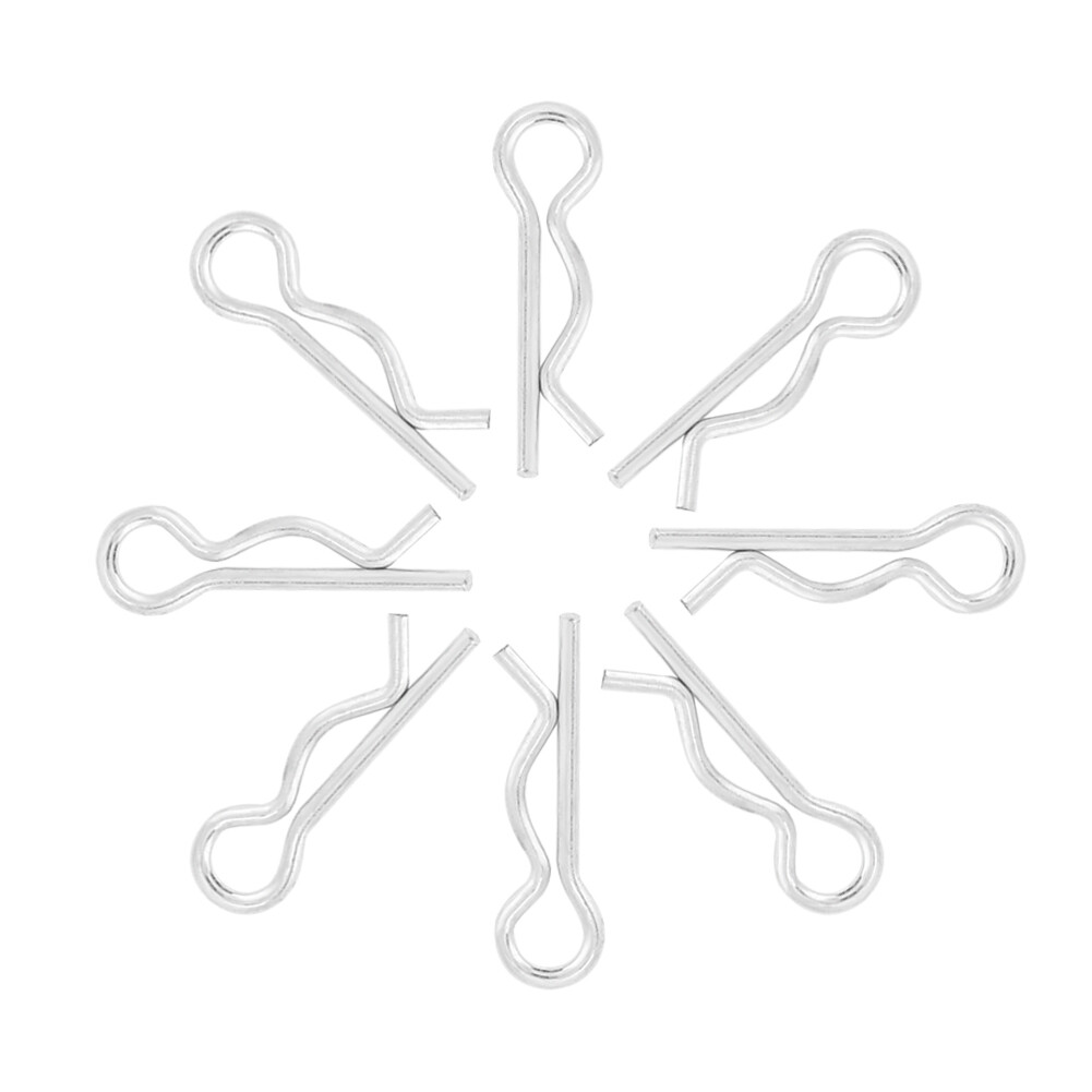 1*18mm Cotter Pin Clips Zinc Plated Retaining Pins Spring Clips Hair ...