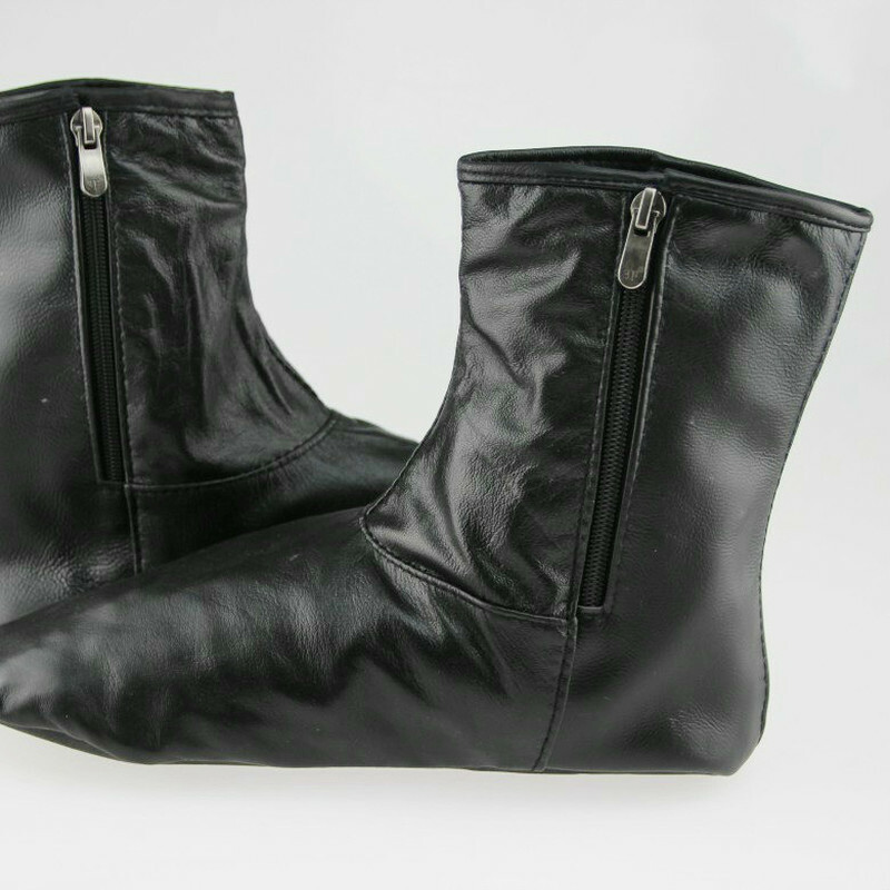 Unisex Genuine Leather Socks Zipper Muslim Prayer Islamic Halal Mosque ...