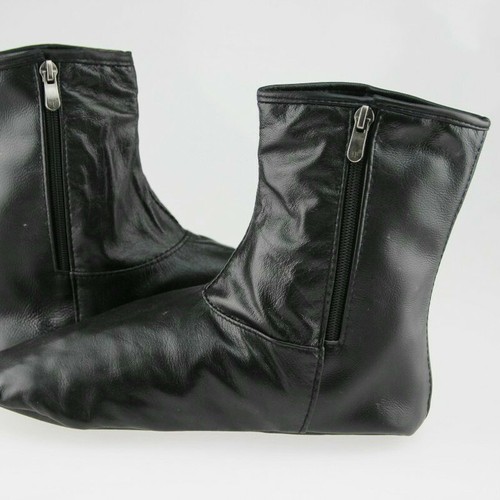 Unisex Genuine Leather Socks Zipper Muslim Prayer Islamic Halal Mosque ...