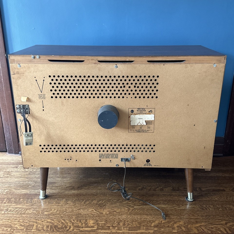 Vintage 1950s RCA Victor New Vista Console TV - Working Condition! | eBay