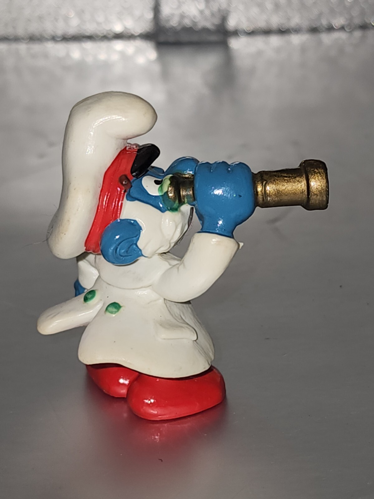 Smurfs 20141 Sea Captain Papa Smurf 80s Vintage Figure PVC Toy Figurine ...