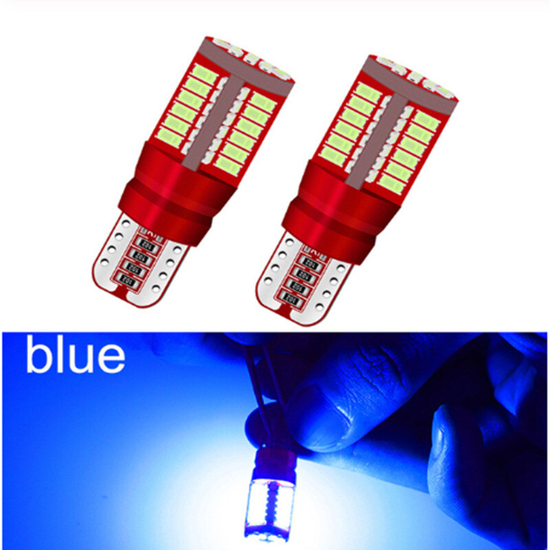 T10 Car 501 Bulb Led Side Light Bulb Canbus Error Free 57 Smd Xenon ...