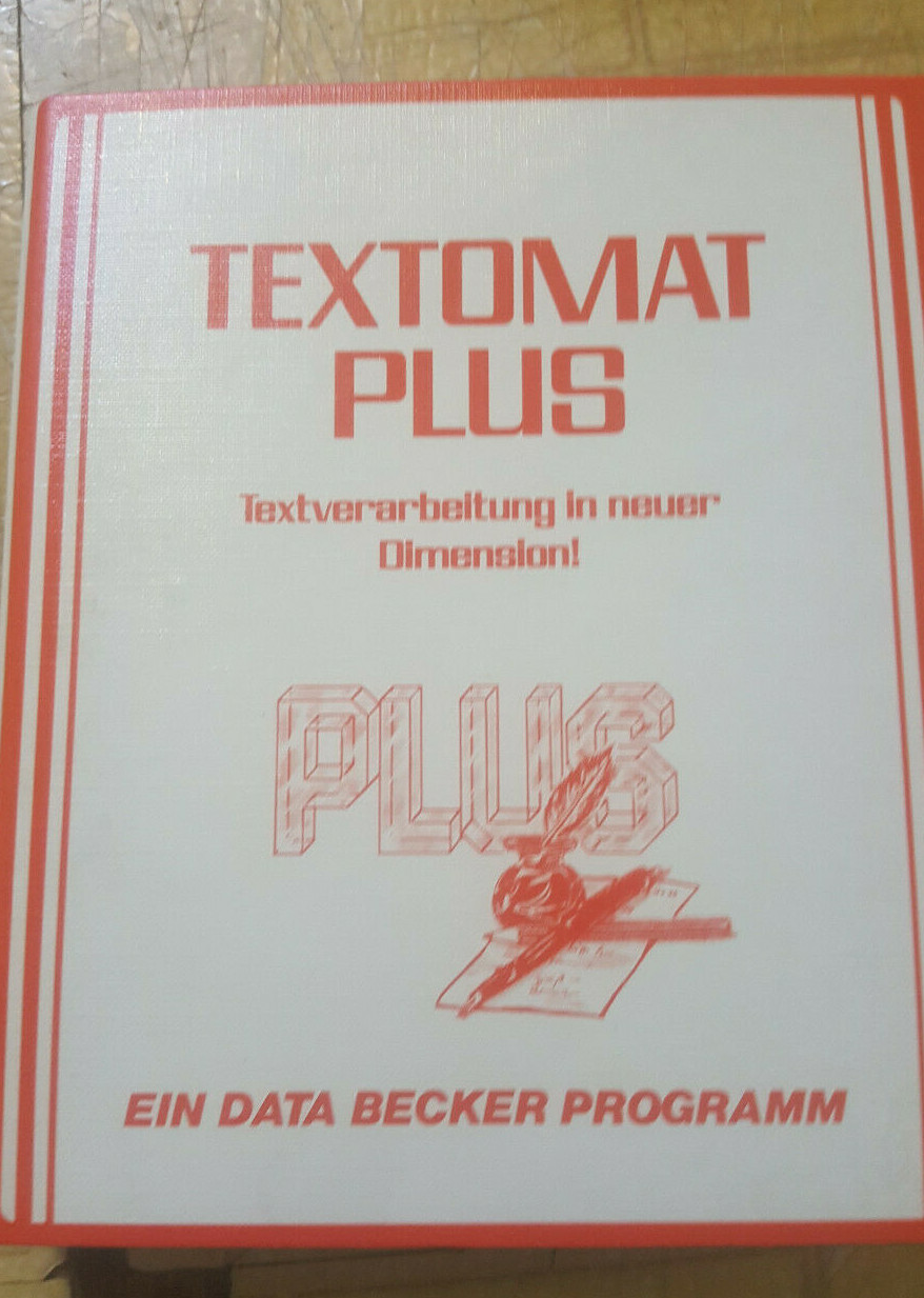 RARE Vintage Commodore 128 German Software - TEXTOMAT PLUS | eBay