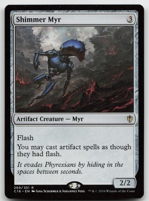 MTG Shimmer Myr R Commander 2016 269 LP | eBay