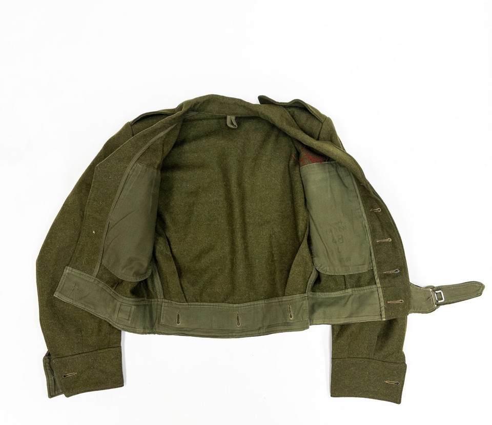 Norwegian Army Ike Jacket – Chain Stitch Embroidery – Wool Military ...