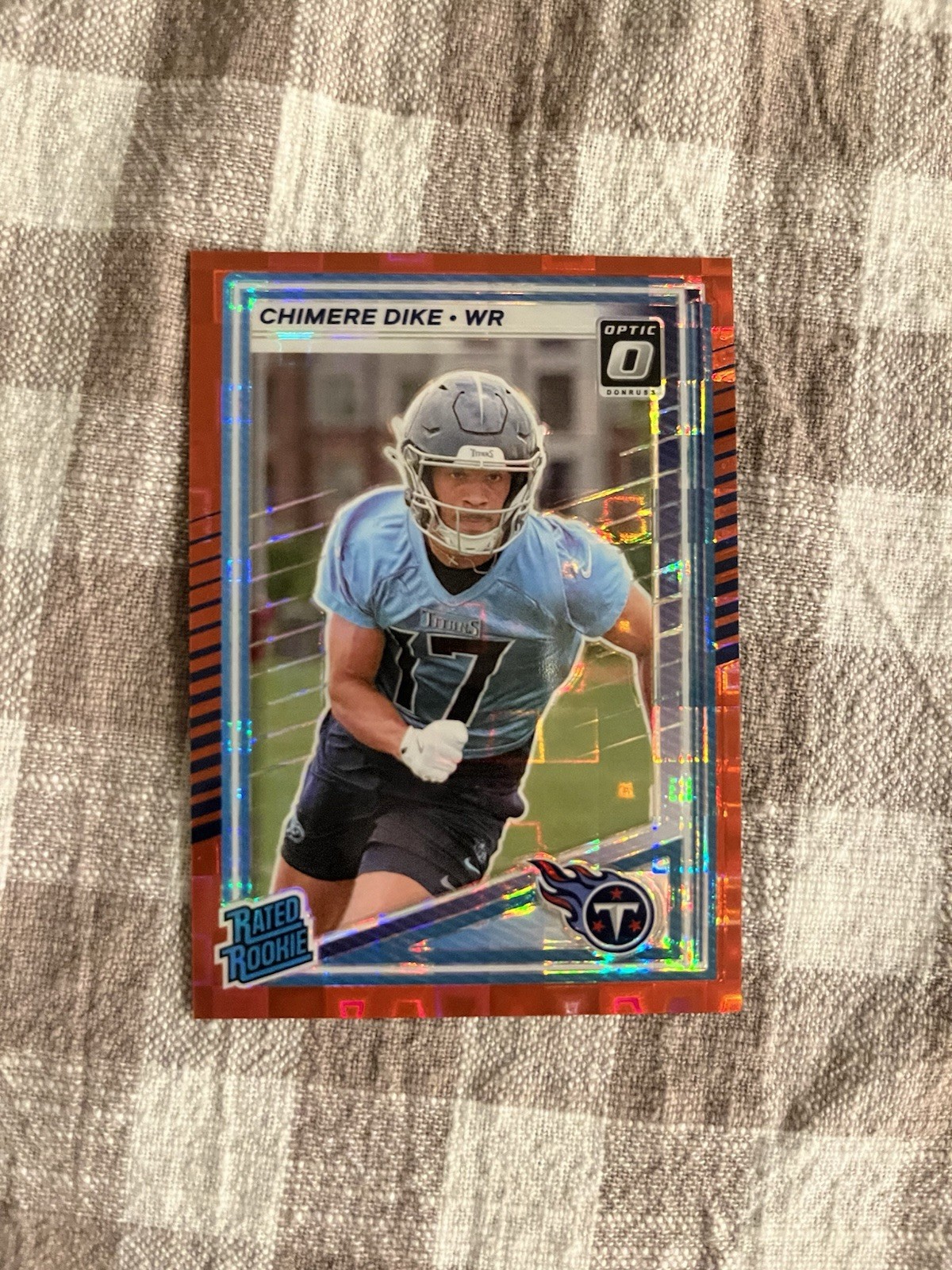 2025 Donruss Chimere Dike Red Optic Pandora Rated Rookie Titans | eBay