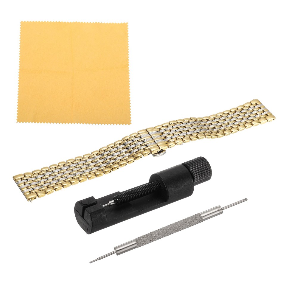 Stainless Steel Mesh Watch Band 22mm Butterfly Clasp Watch Strap ...