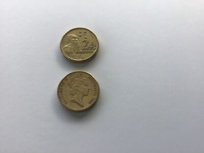 RARE Australian 2 Dollar Coins HH & RDM, 1 Dollar Coins, 50 cents Coin ...