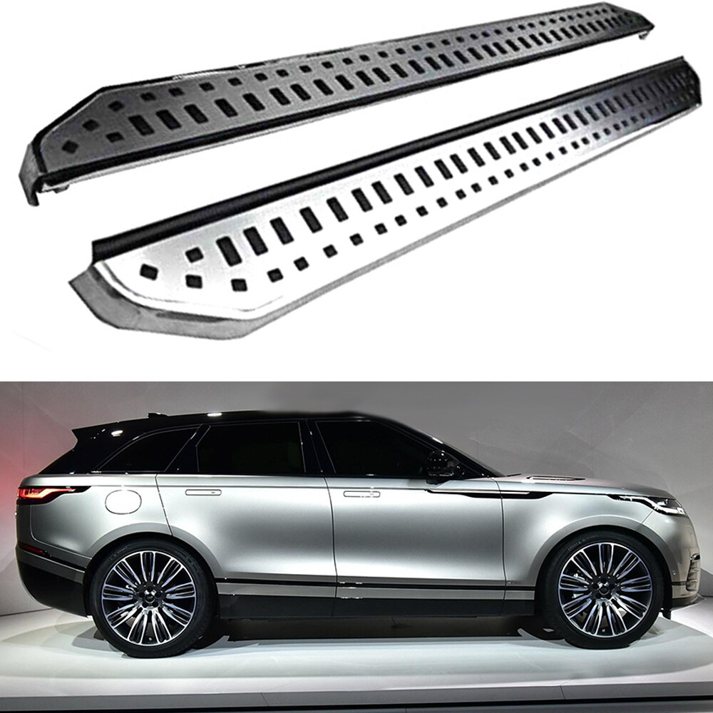 2Pcs Running Board Side Steps Pedal Nerf Bar Fits for Land Rover Velar ...