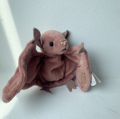 TY Beanie Babies Rare: Batty the Bat: Brown: Unique Feature: Excellent ...