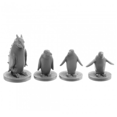 RPG Miniatures Reaper Minis Bones Legends - Penguin Attack Pack (4) | eBay