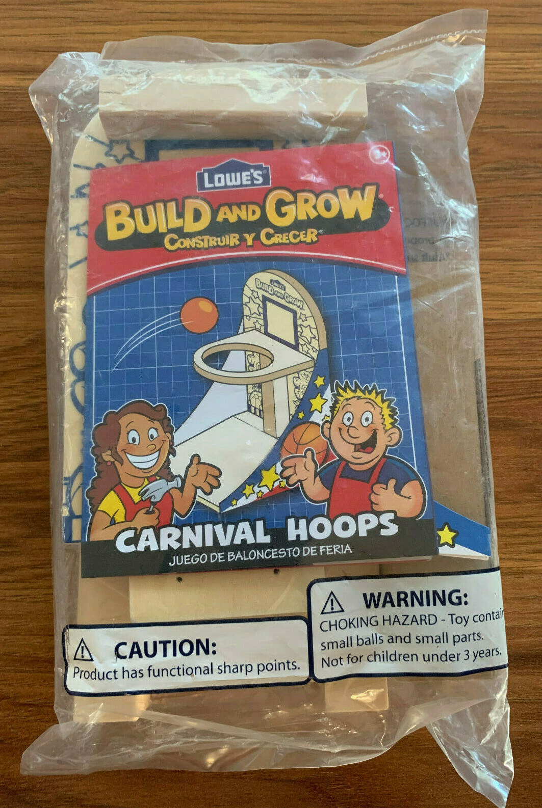 Lowe's Build and Grow ~ CARNIVAL HOOPS BASKETBALL GAME ~ Kids Wood ...