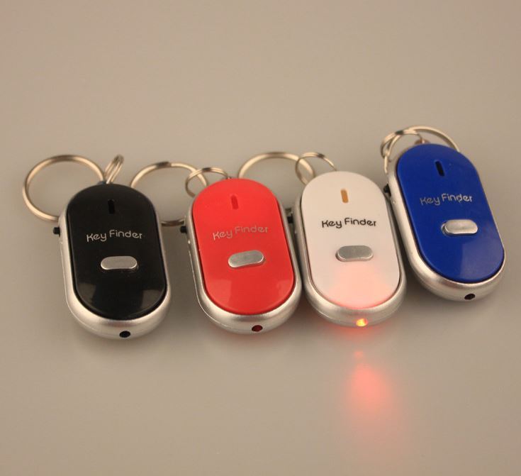 Key Finder Chain Ring locator Whistle Control Auto Car Van Key chain ...