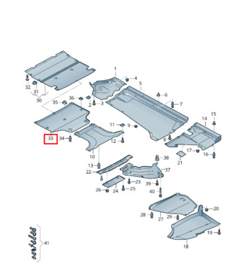 NEW GENUINE AUDI Q5 SQ5 FY S LINE FRONT ENGINE UNDERTRAY PROTECTIVE ...