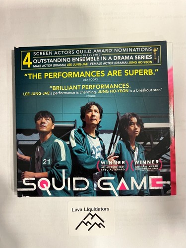 Squid Game 1st Season DVD FYC , 9 episodes on 3 Discs 2021 Netflix | eBay
