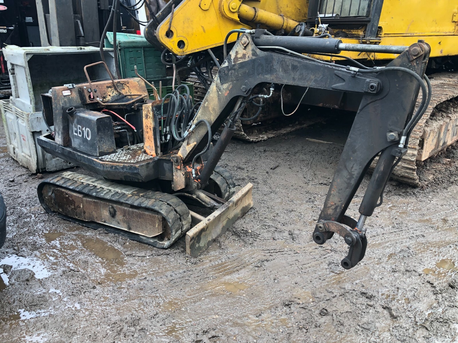 PEL JOB EB10 2 CYLINDER MITSUBISHI ENGINE ONLY (UNTESTED) | eBay UK