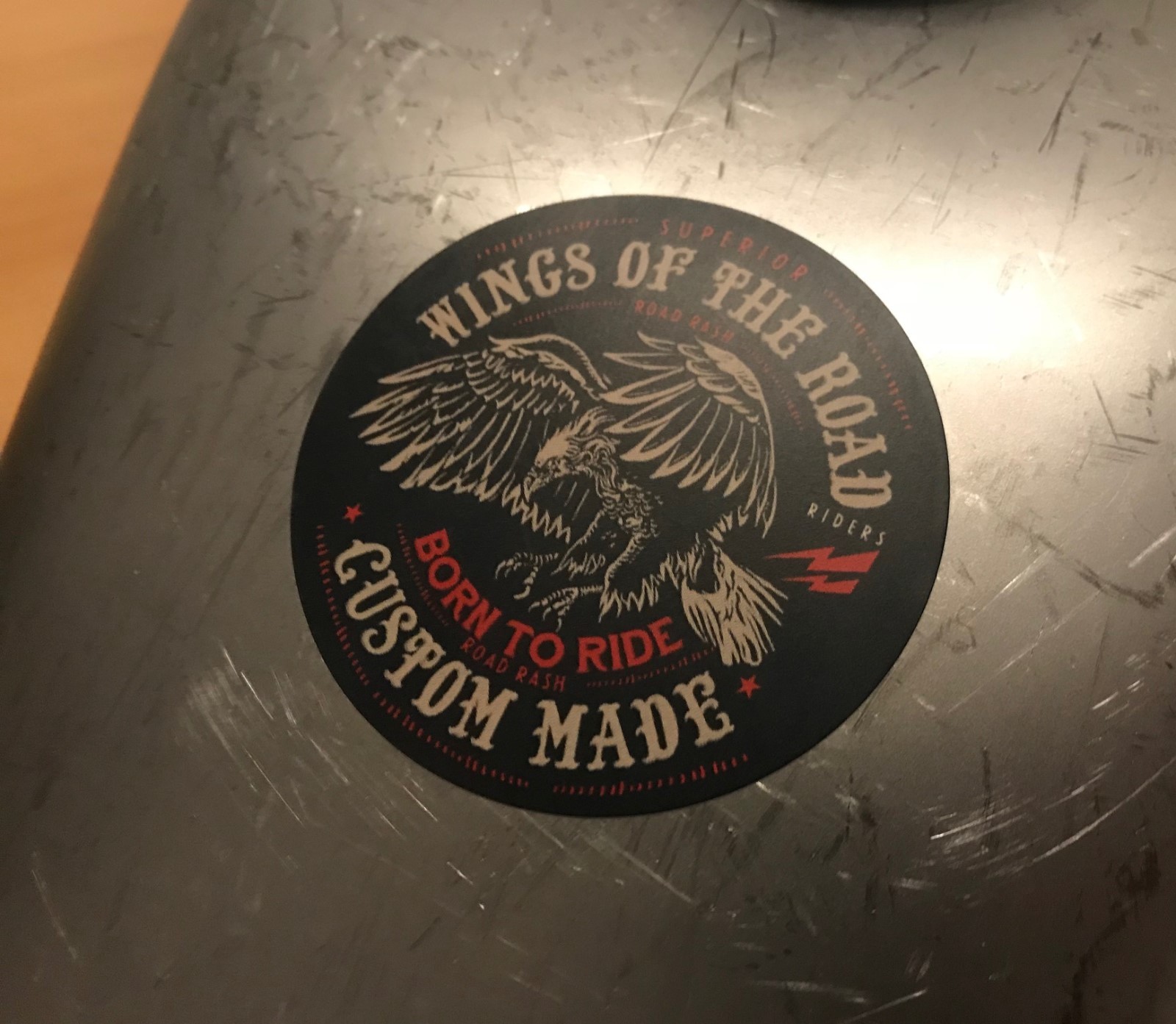 2x Custom Aufkleber Sticker Bike Scrambler Chopper Cafe Racer SKULL ...