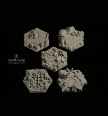 Alien Lab "Shadespire / Nightvault OBJECTIVE TOKENS-HEX 50MM " New | eBay