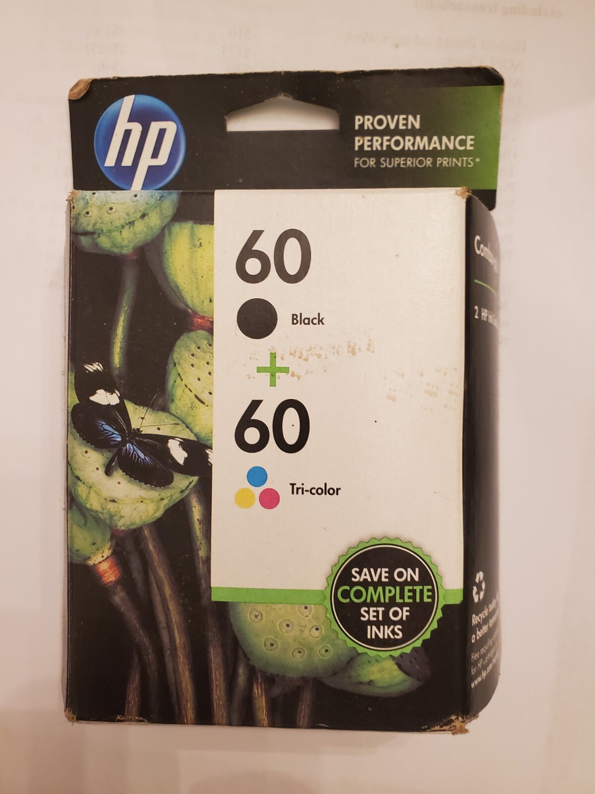 Genuine HP 60 ink cartridges combo, New in Box | eBay