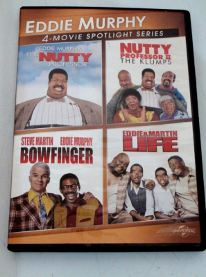 Eddie Murphy 4 four movie series Nutty professor The Clumps Bowfinger ...