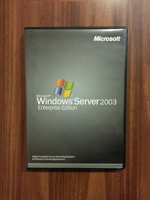 Microsoft Windows Server 2003 Enterprise x86 25 CAL RETAIL Commercial ...