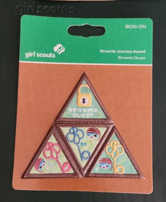 NEW Girl Scouts BROWNIE Journey Award Patch Set Brownie Quest Uniform ...