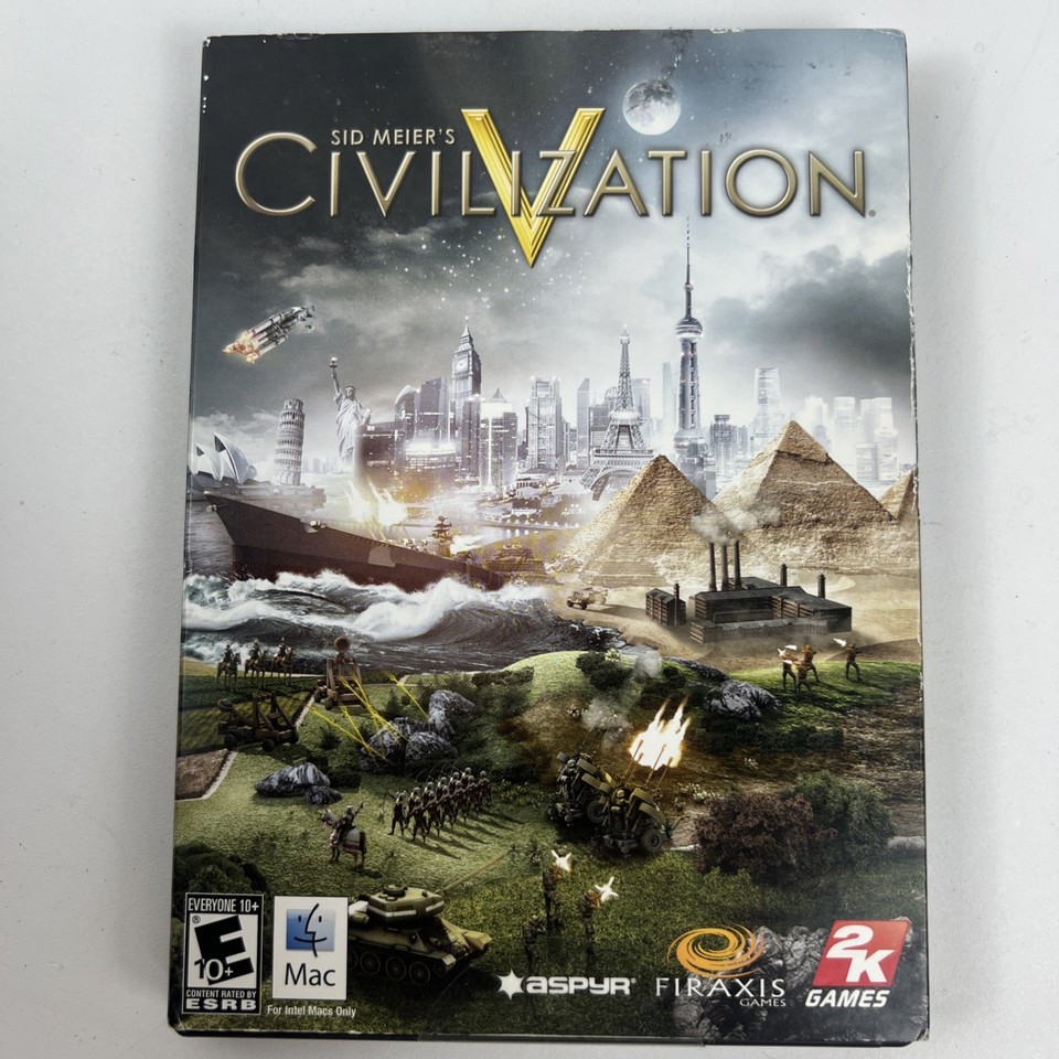 PC Game Lot of 7 - Including: StarCraft 2, Civilization IV, Total War ...