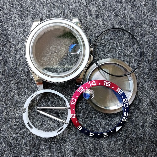 40MM Polished Steel Watch Case For 8215 8200 821A Mingzhu 2813 Watch ...