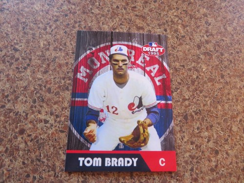 Tom Brady Baseball Card #12 Novelty CARD - Montreal Expos NRMT | eBay